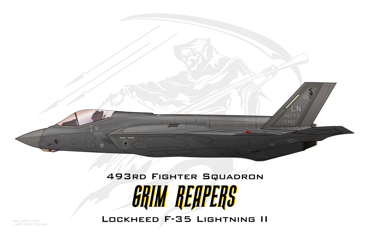 493rd Fighter Squadron Flagship – Third Offset Designs