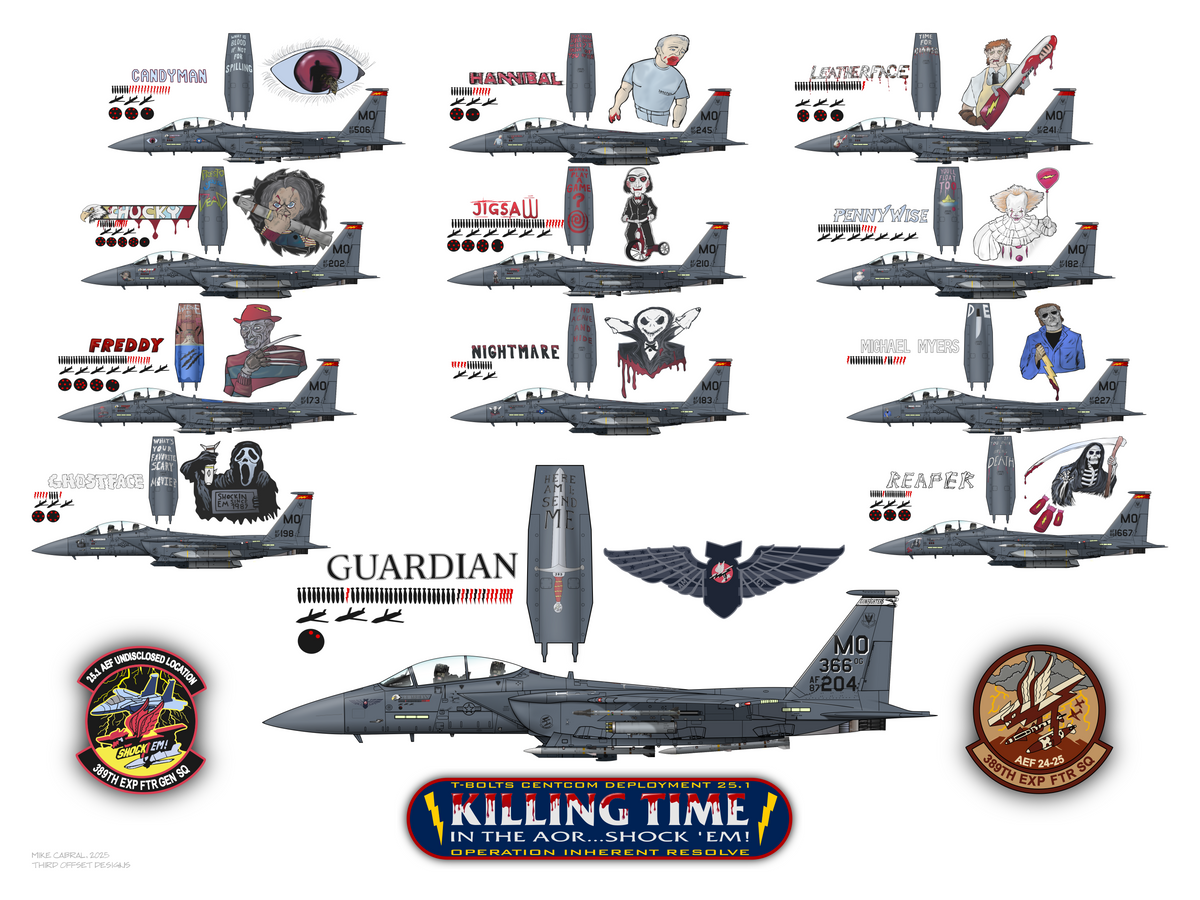 T-Bolts CENTCOM 2025 - 389th Deployed F-15E – Third Offset Designs