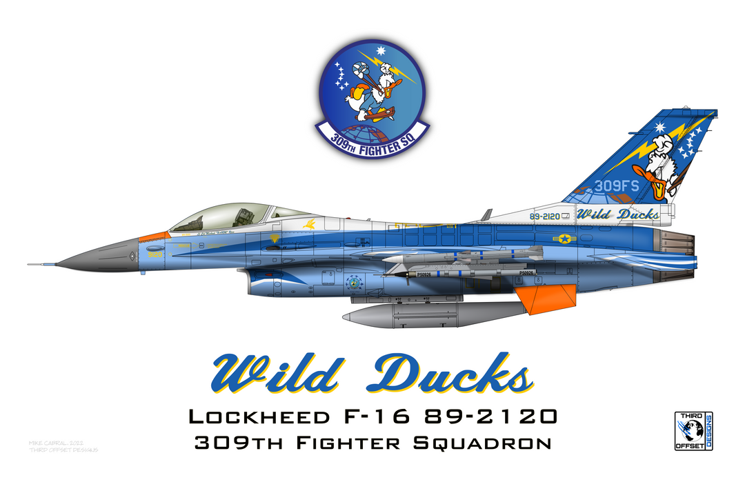 309th Wild Ducks - Heritage Flagship – Third Offset Designs