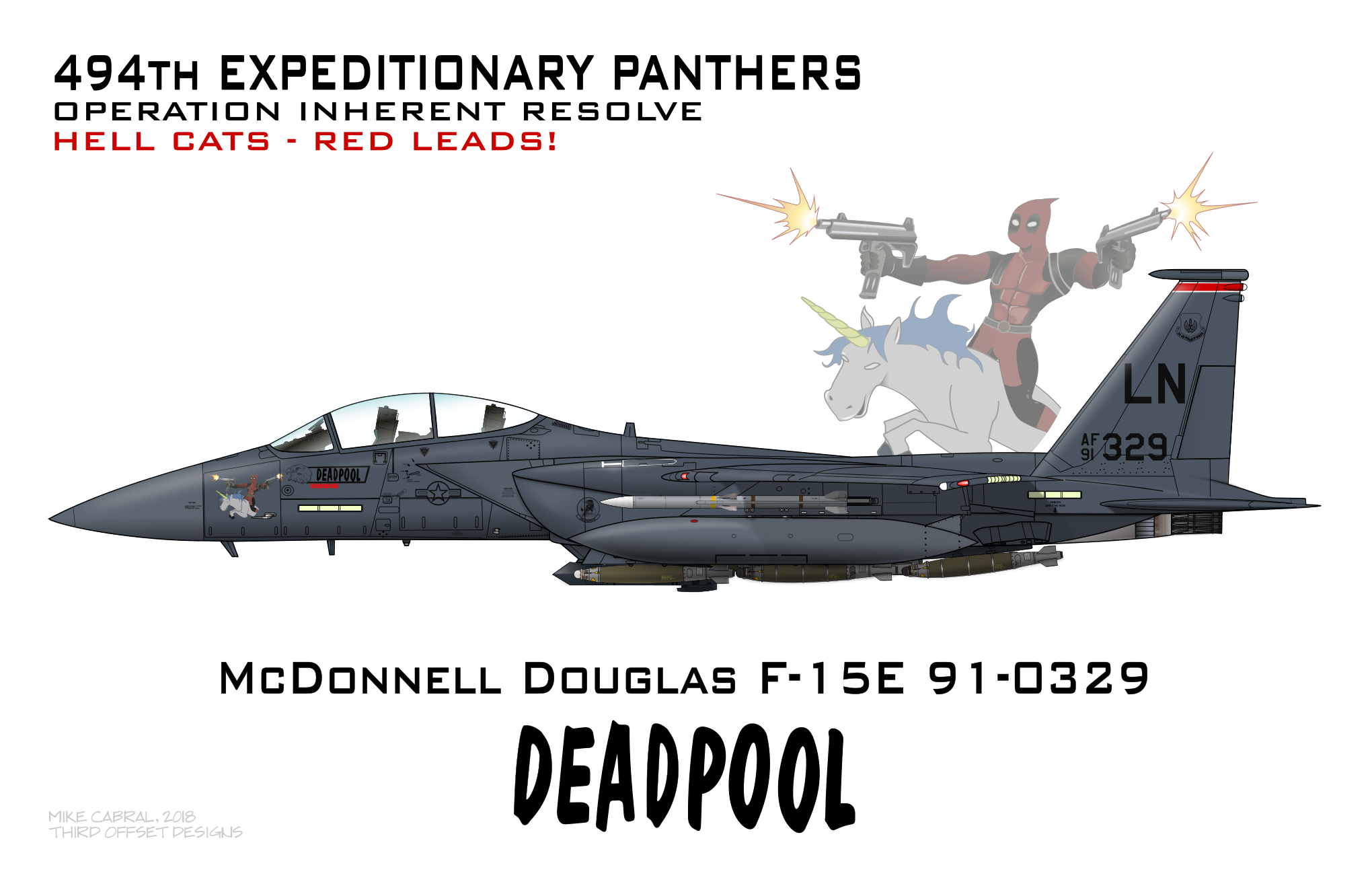 494th Deployed Panthers Maquette – Third Offset Designs