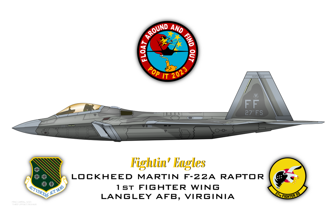 F-22 Raptor - 27th Fighter Squadron FAFO – Third Offset Designs