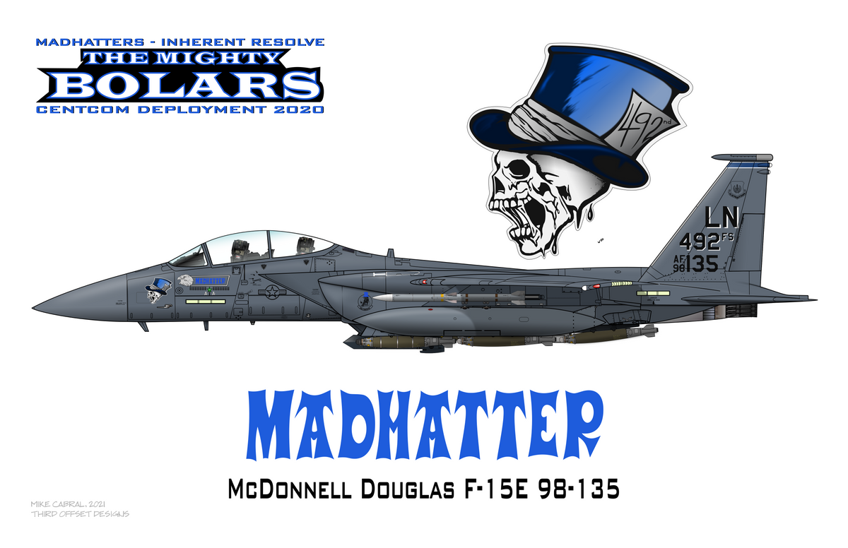 492nd - Madhatters OIR Maquette – Third Offset Designs